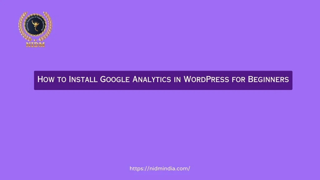 PPT - How to Install Google Analytics in WordPress for Beginners (2) PowerPoint Presentation ...