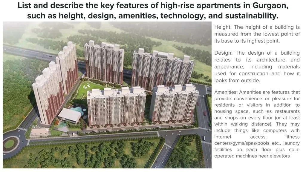 PPT - Gurgaon High Rise Apartments Live Above the City PowerPoint ...