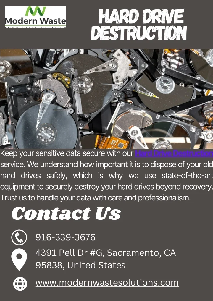 PPT - Hard Drive Destruction PowerPoint Presentation, free download ...
