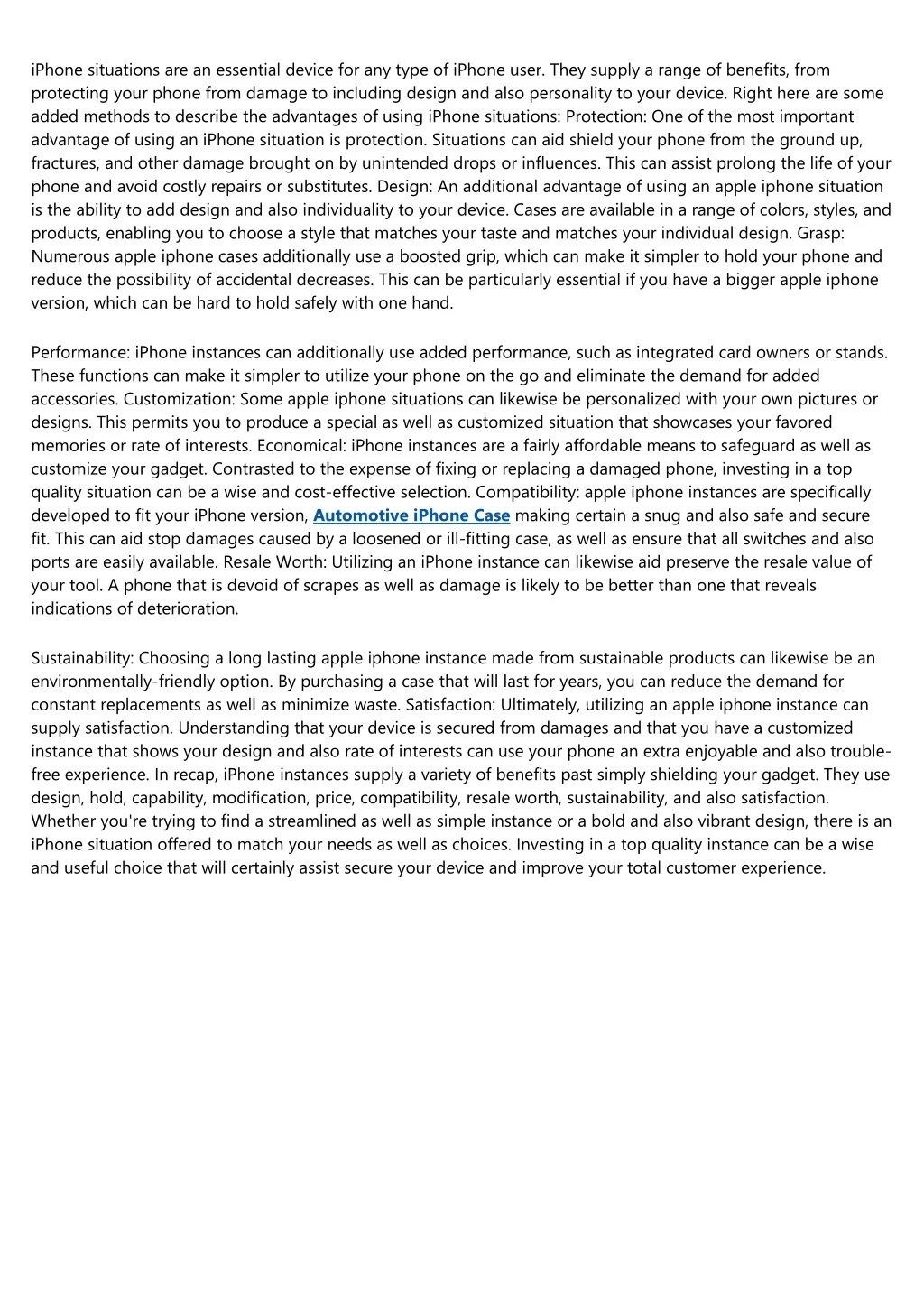 PPT - What's the Current Job Market for Automotive iPhone Case ...
