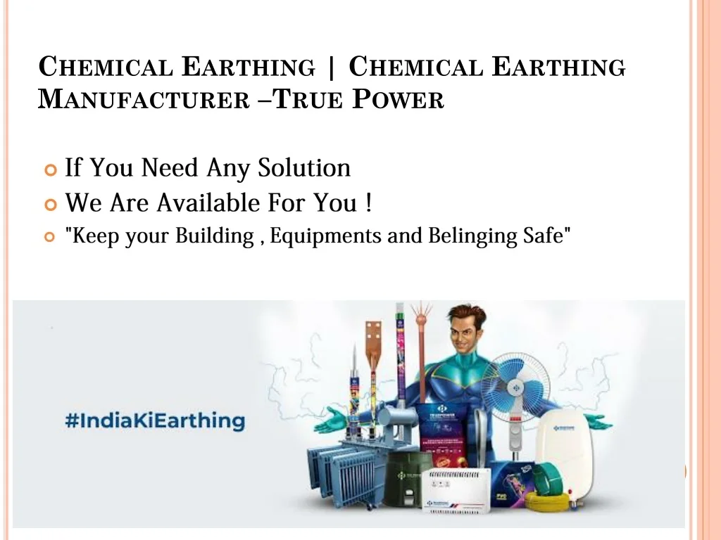 PPT - Chemical Earthing & Lightning Arresters- True Power Ltd ...