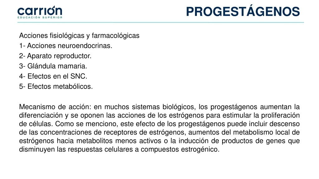PPT - FARMACOLOGIA_DEL_SISTEMA_ENDOCRINO-_ESTROGENOS_Y_PROGESTAGENOS (1 ...