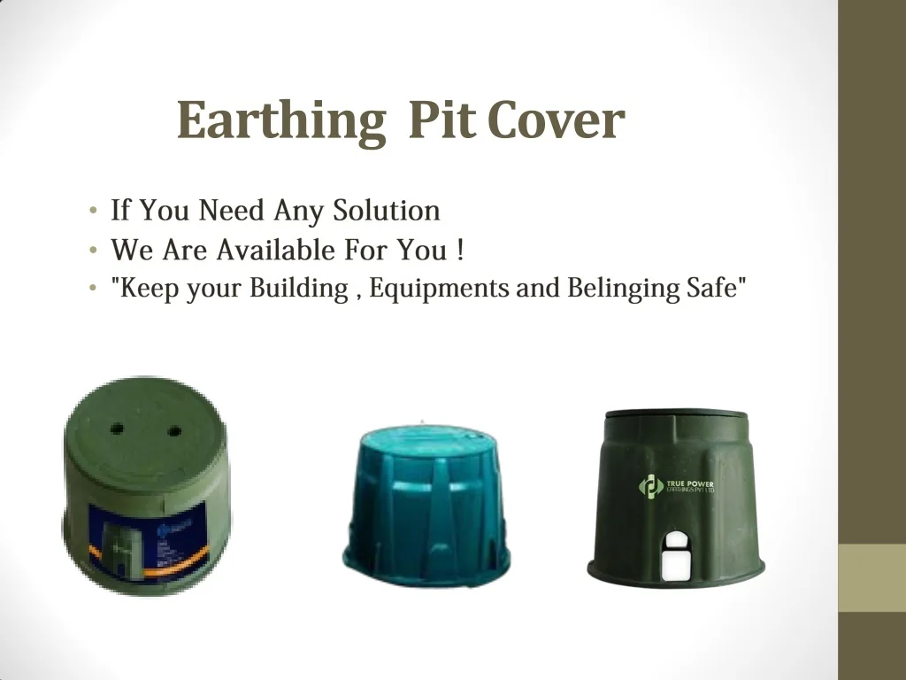 PPT - Earthing Pit Cover Manufacturer, Supplier, and Exporter in India ...