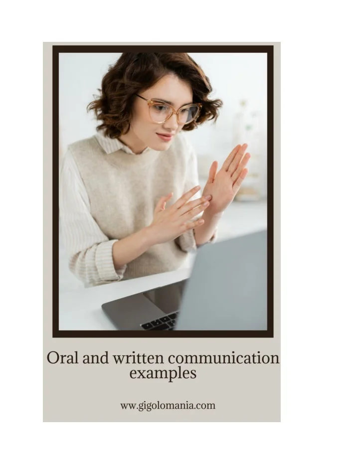 PPT - Oral and written communication examples PowerPoint Presentation ...