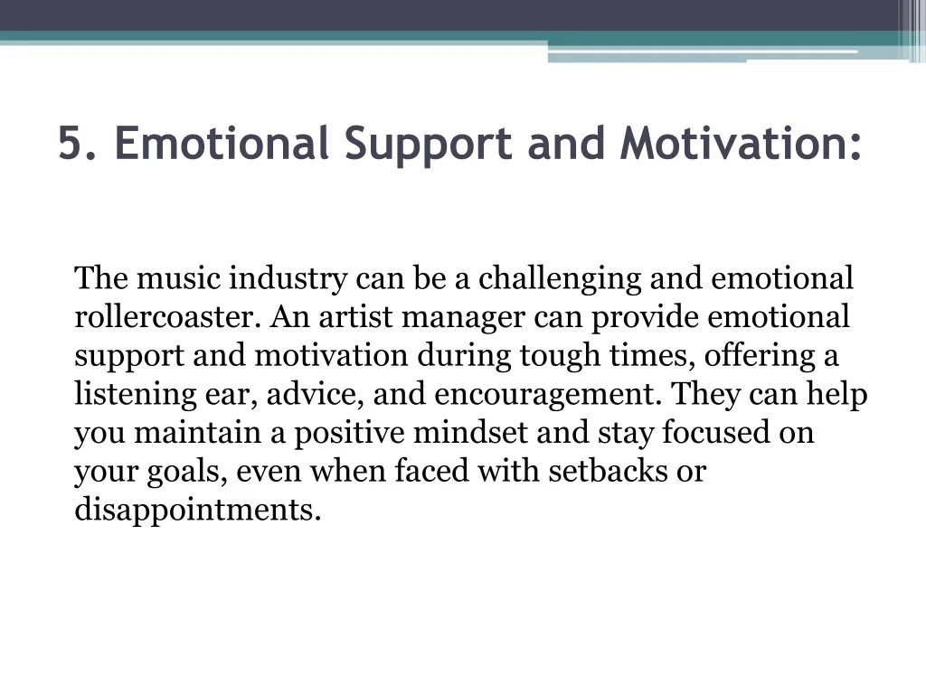 PPT - Lisette Paulson — The Long-Term Benefits of an Artist Manager for ...