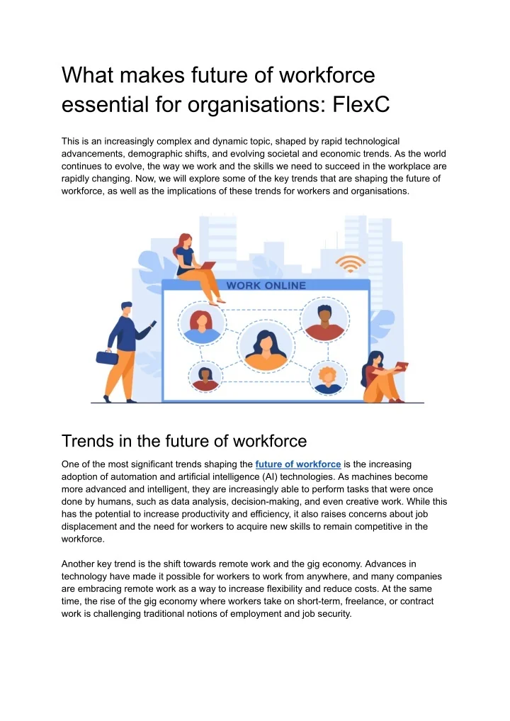 PPT - What makes future of workforce essential for organisations ...