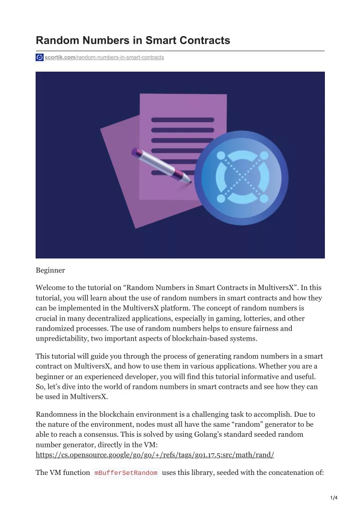 PPT - scortik.com-Random Numbers in Smart Contracts PowerPoint ... PPT - scortik.com-Random Numbers in Smart Contracts PowerPoint ...