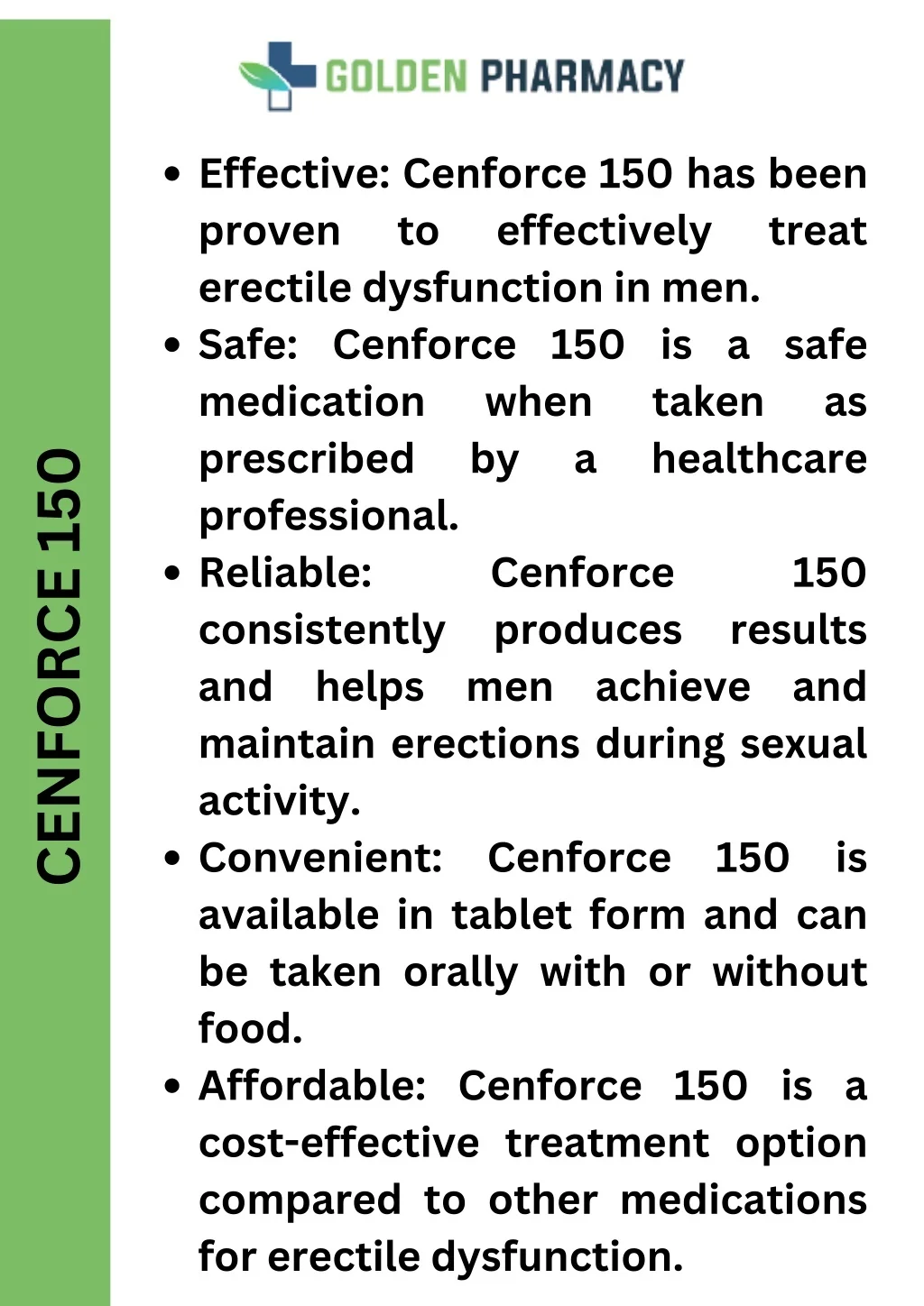 PPT - Boosts Confidence: Cenforce 150 helps men regain their sexual ...