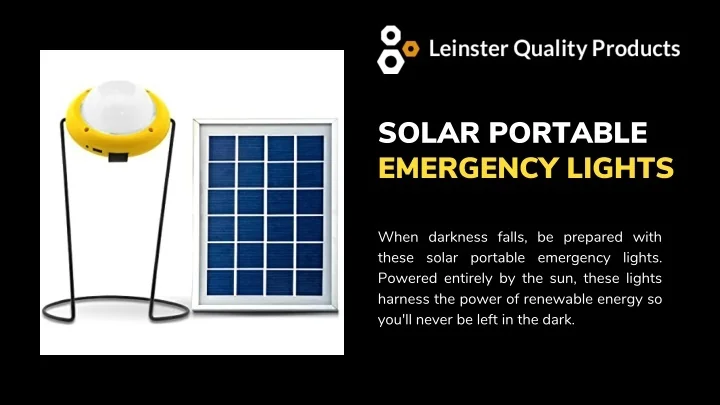 PPT - Solar-Powered Emergency Lights Light Anywhere, Anytime PowerPoint ...