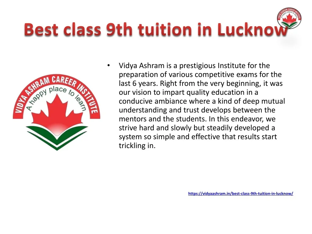 PPT - Tuition for 9th class near me PowerPoint Presentation, free ...
