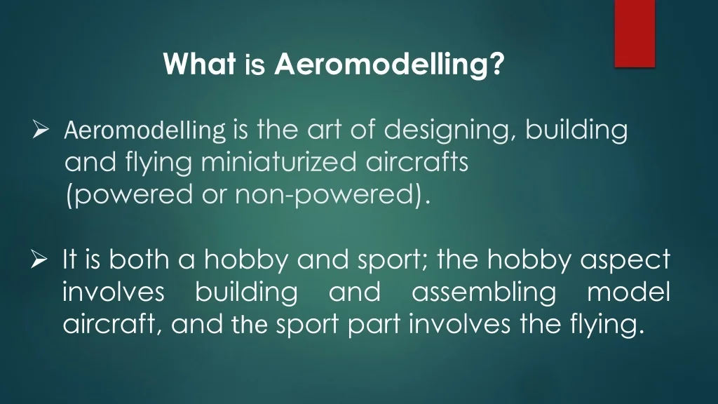 PPT - aeromodelling PowerPoint Presentation, free download - ID:12148970