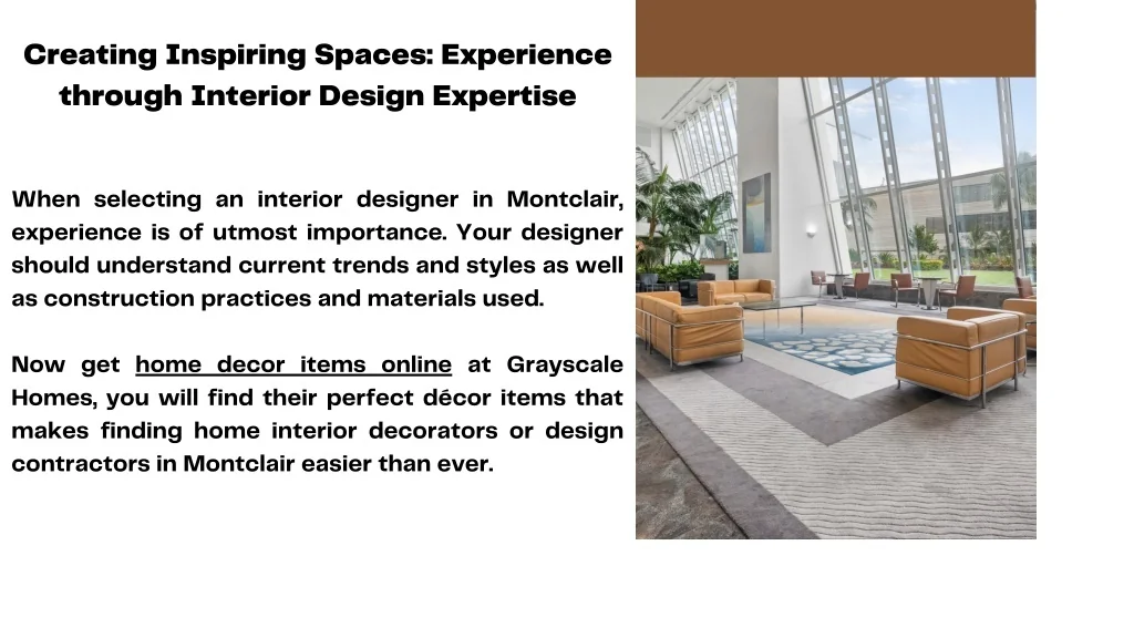 PPT - How to Choose Best Interior Designers in Montclair for Your Dream ...