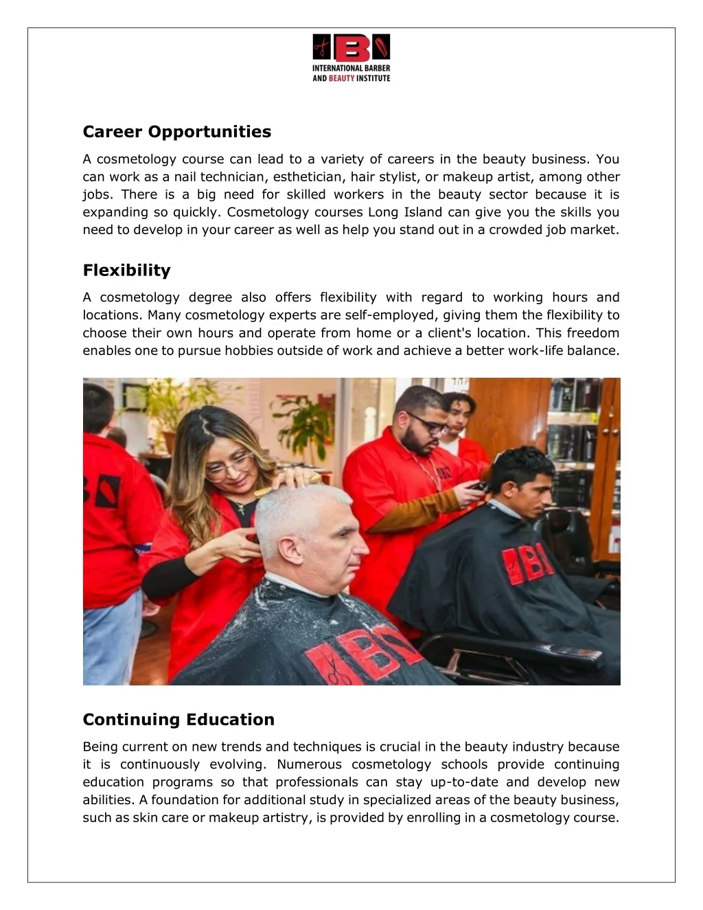 PPT - The Benefits of Pursuing a Cosmetology Course -What You Need to ...