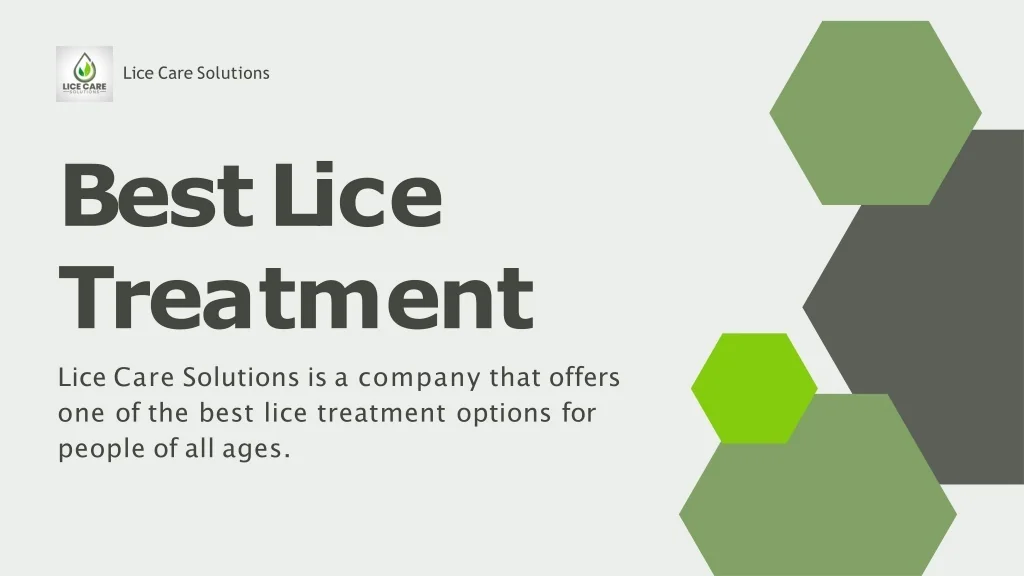 PPT - Best Lice Treatment PowerPoint Presentation, free download - ID ...