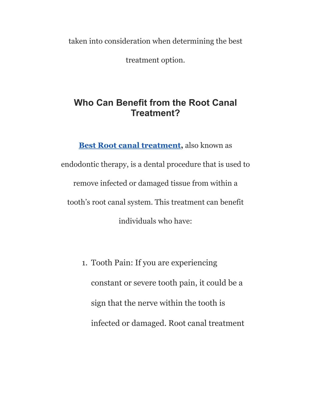PPT - Best root canal treatment PowerPoint Presentation, free download ...