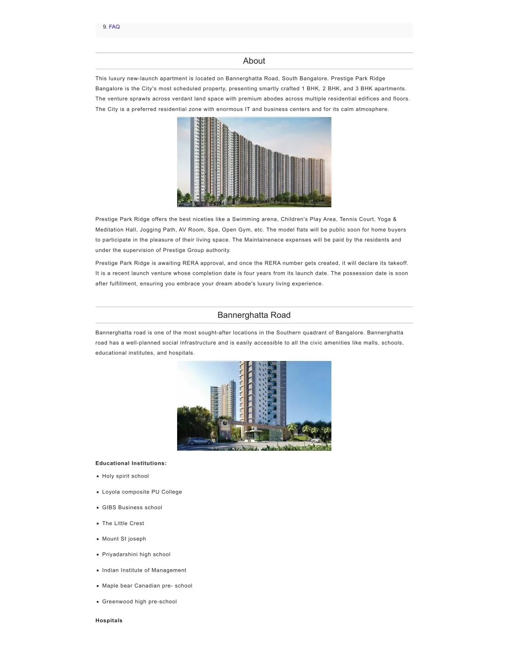 PPT - Prestige Park Ridge Apartments PowerPoint Presentation, free ...