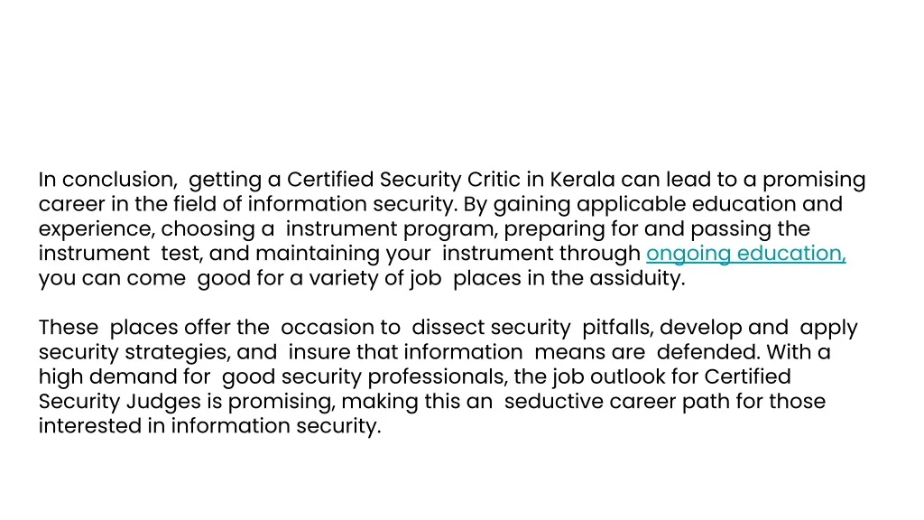 PPT - Unlocking Promising Career Opportunities as a Certified Security ...
