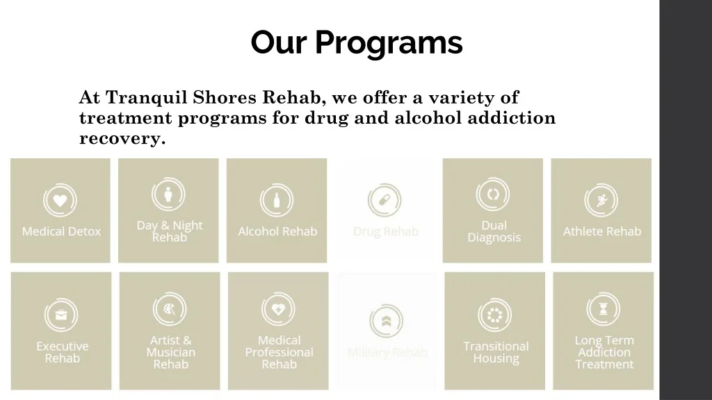 PPT - Tranquil Shores - Florida Drug and Alcohol Rehab Center ...