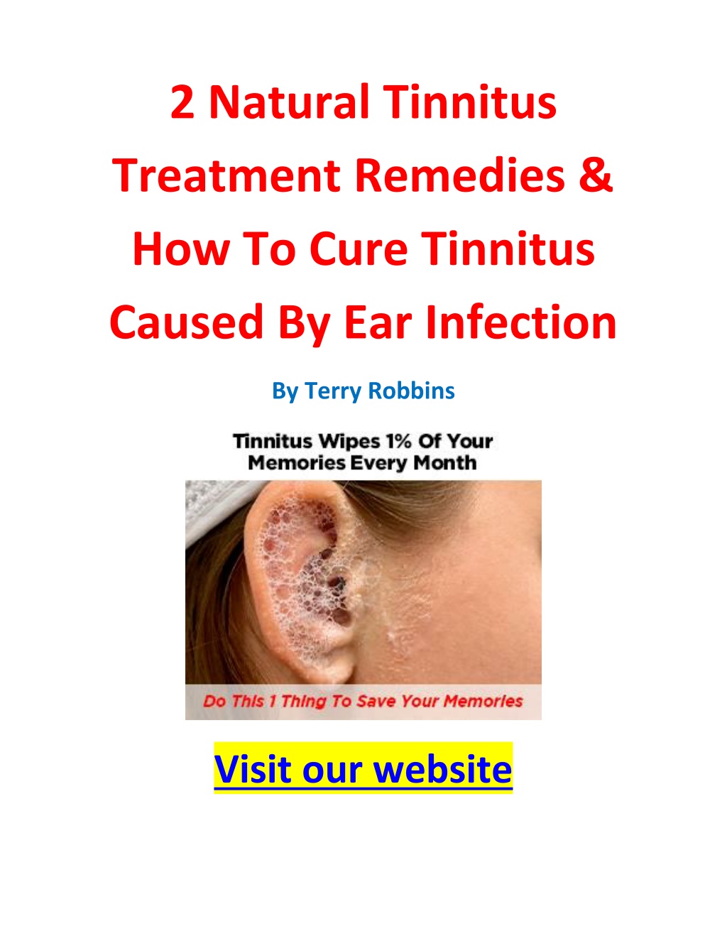 Ppt 2 Natural Tinnitus Treatment Remedies And How To Cure Tinnitus