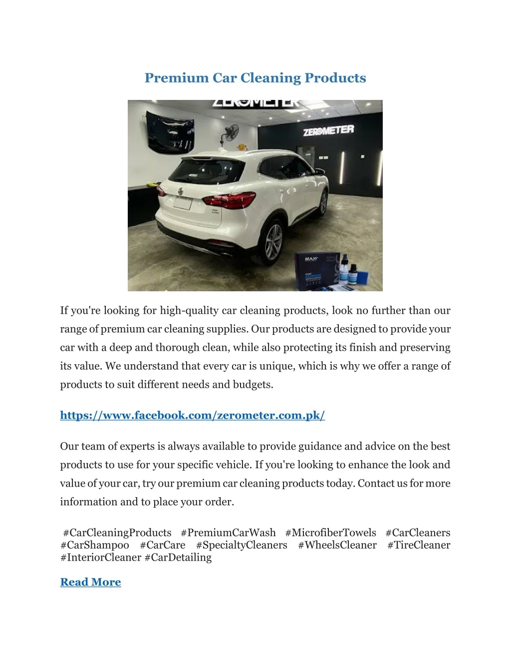 PPT - Premium Car Cleaning Products PowerPoint Presentation, free ...