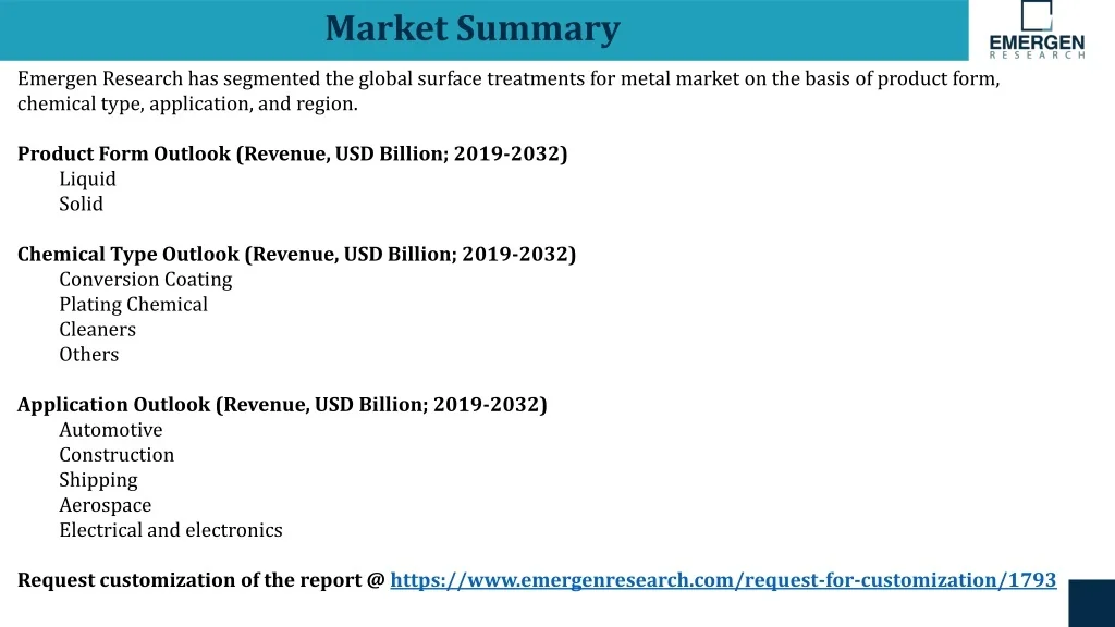 PPT - Surface treatments for Metal Market: A Look at the Key ...