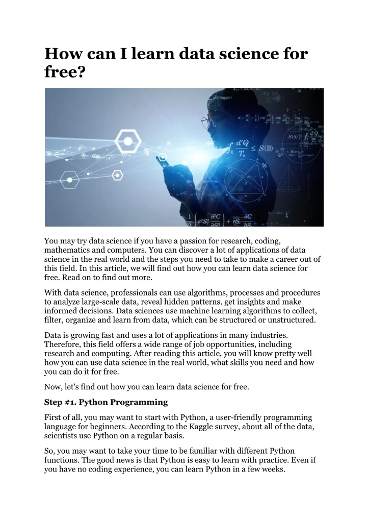 PPT - data science training institute in hyderabad (2) PowerPoint ...