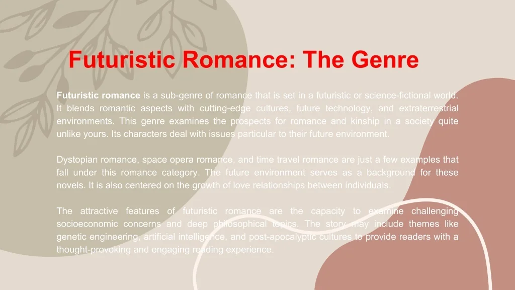 PPT - Explore The World Of Futuristic Romance- Ebooks That Can Transit ...