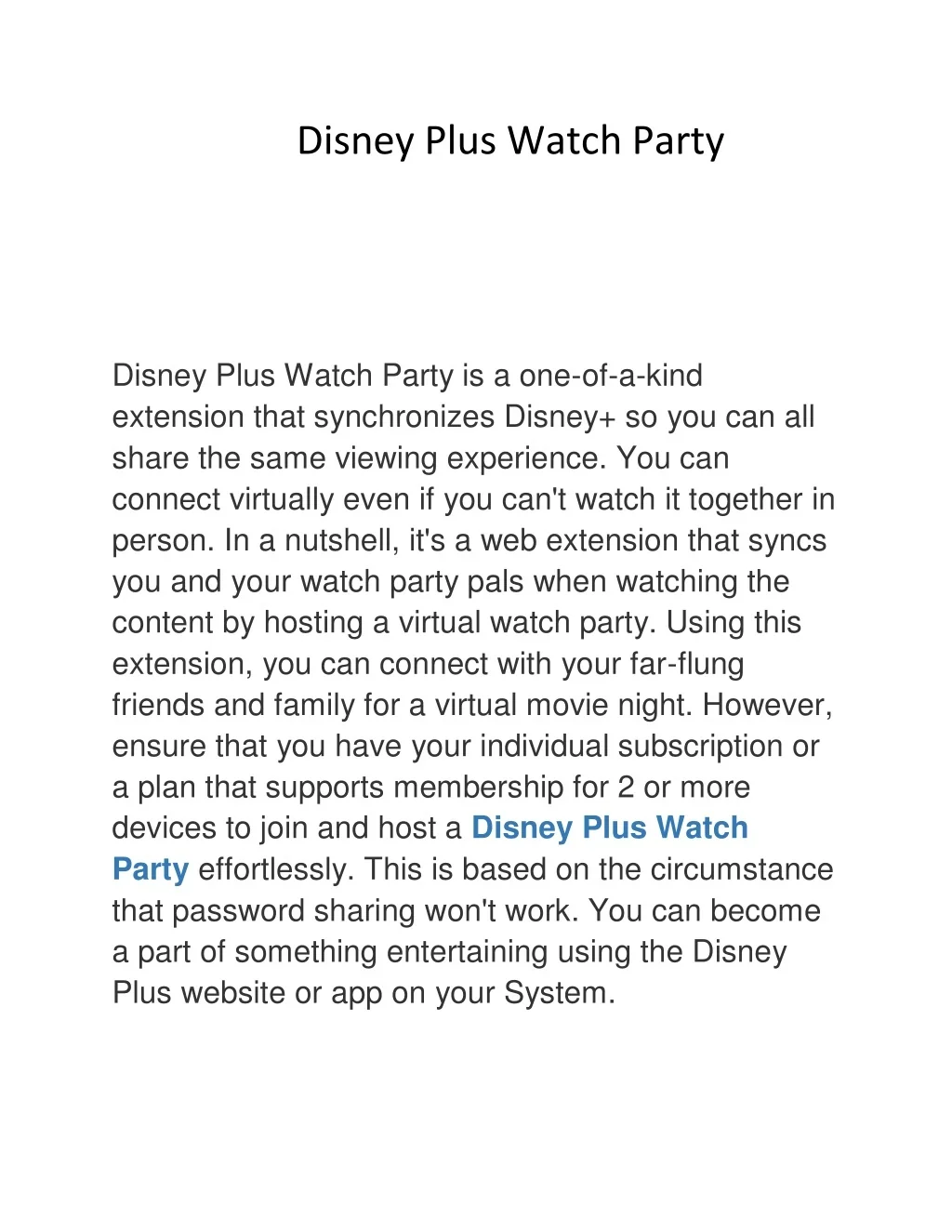PPT - Disney Plus Watch Party PowerPoint Presentation, free download ...