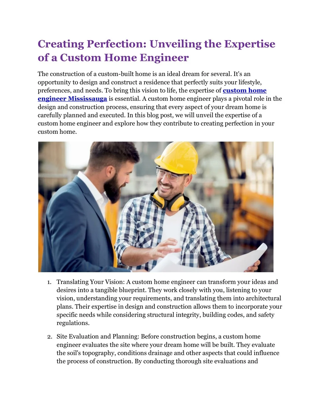 PPT - Custom home engineer Mississauga PowerPoint Presentation, free ...