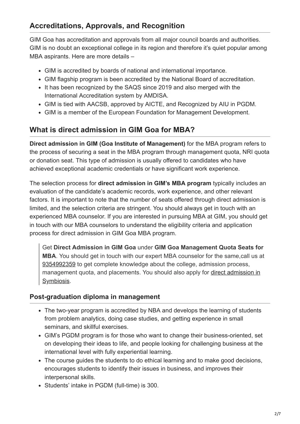 PPT - GIM Goa Management Quota for Direct Admission GIM Goa MBA Program ...