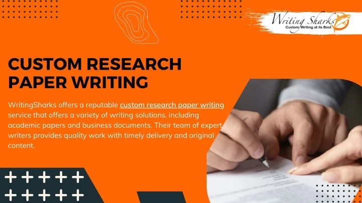 PPT - Custom Research Paper Writing Services | Writing Sharks ...