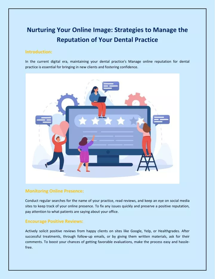 PPT - Nurturing Your Online Image: Strategies to Manage the Reputation ... PPT - Nurturing Your Online Image: Strategies to Manage the Reputation ...