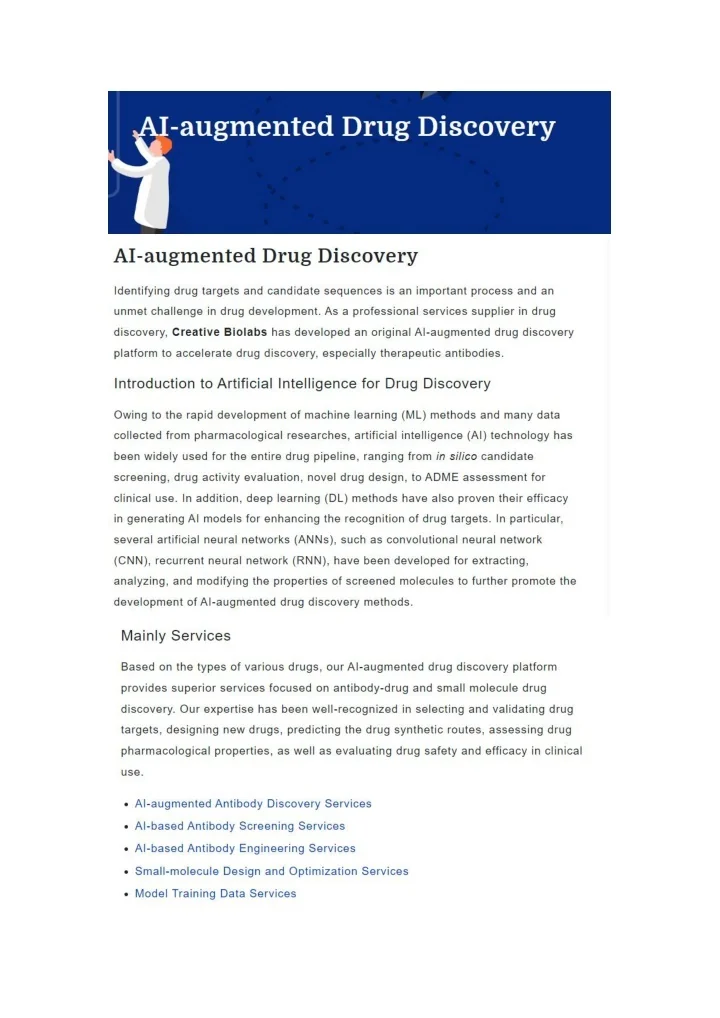 PPT - AI-augmented Drug Discovery PowerPoint Presentation, free ...