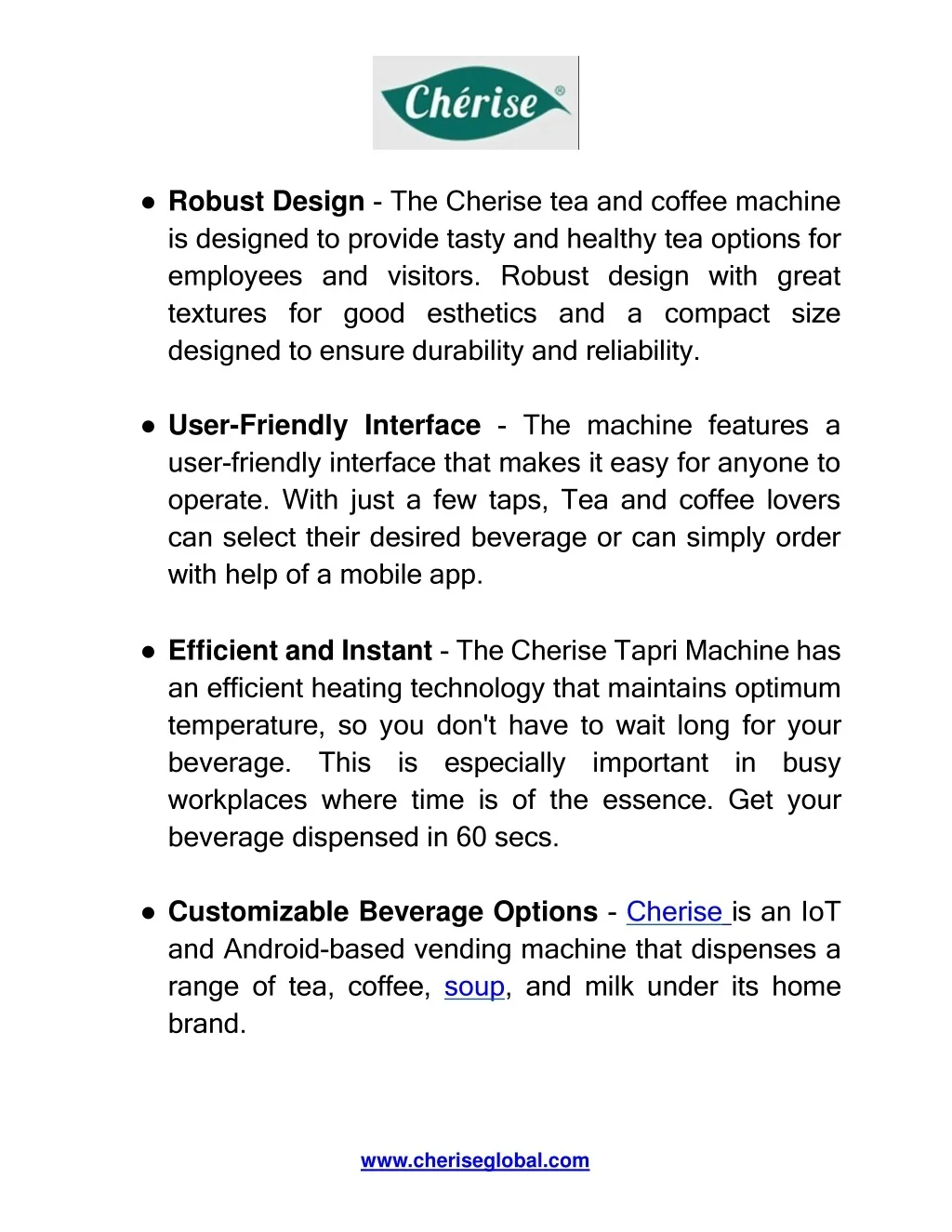 PPT - Cherise Tapri - The Best Tea Coffee Machine for Offices, Factory ...