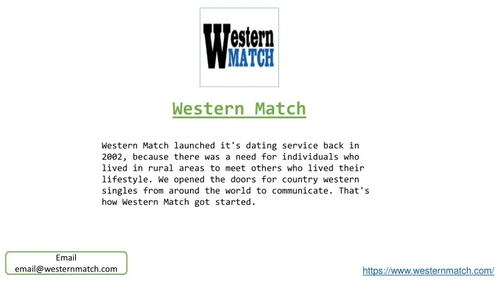 PPT - western match.. PowerPoint Presentation, free download - ID:12203809
