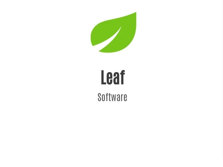 PPT - Leaf PowerPoint Presentation, free download - ID:12207401