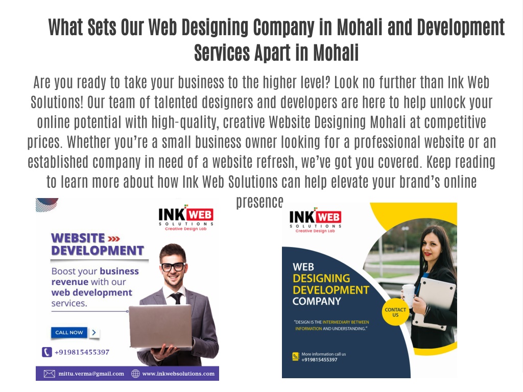 PPT - What Sets Our Web Designing Company in Mohali and Development ... PPT - What Sets Our Web Designing Company in Mohali and Development ...