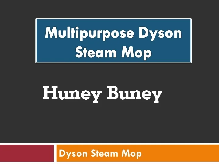 PPT - Multipurpose Dyson Steam Mop PowerPoint Presentation, free ...