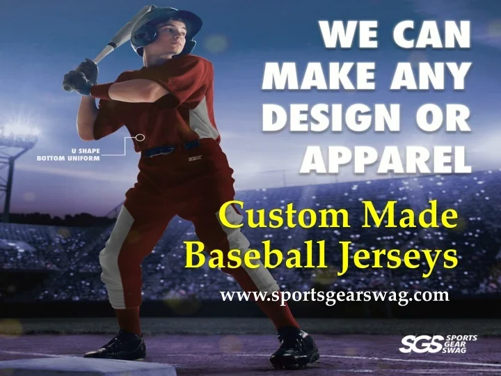 PPT - Custom Made Baseball Jerseys - Sportsgearswag.com PowerPoint ...