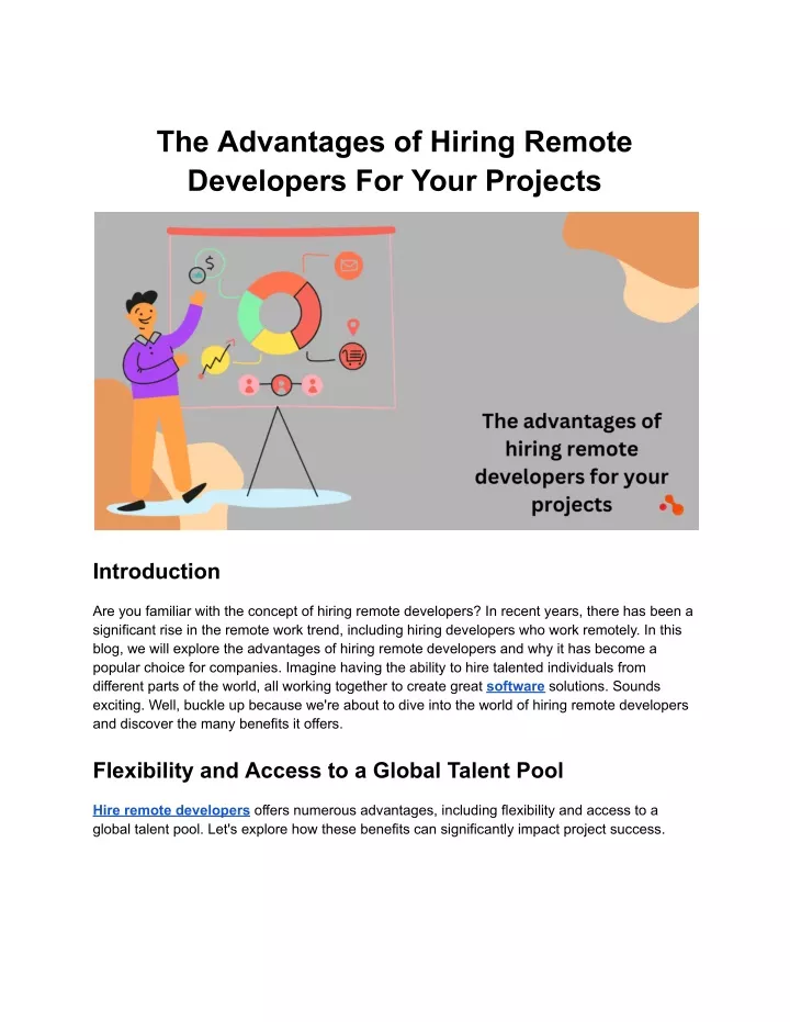 PPT - The Advantages of Hiring Remote Developers For Your Projects ... PPT - The Advantages of Hiring Remote Developers For Your Projects ...