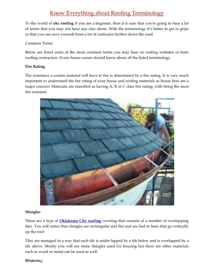 PPT - Know Everything about Roofing Terminology PowerPoint Presentation ...