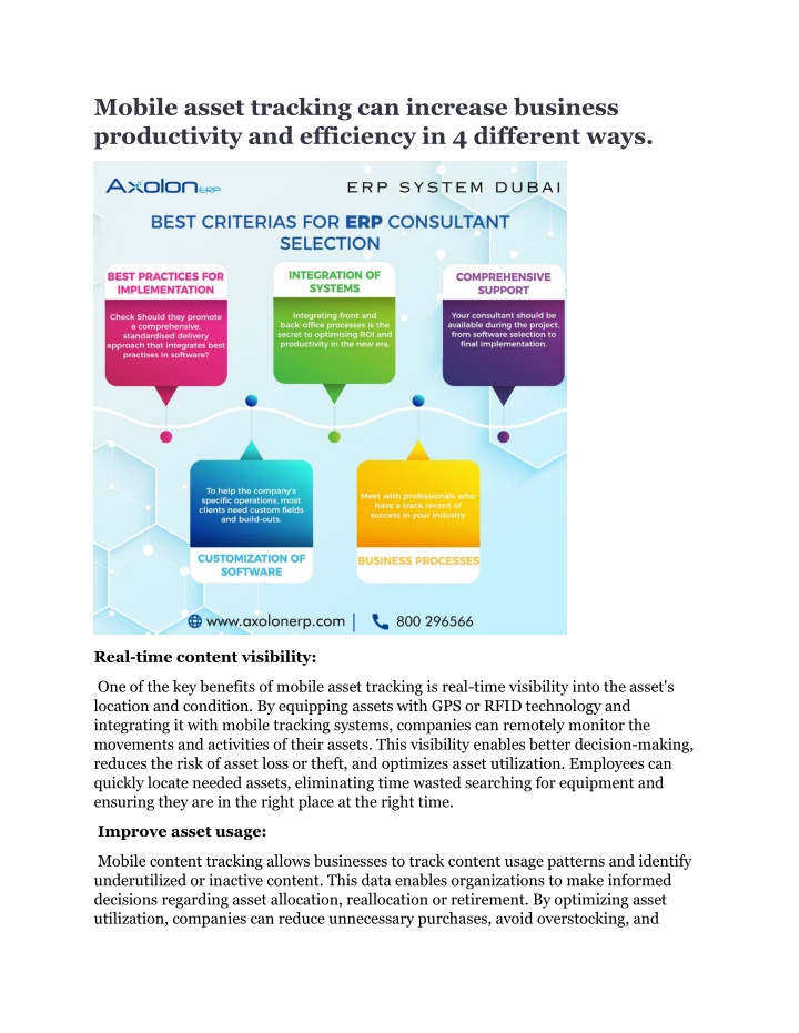 PPT - Mobile asset tracking can increase business productivity and ... PPT - Mobile asset tracking can increase business productivity and ...
