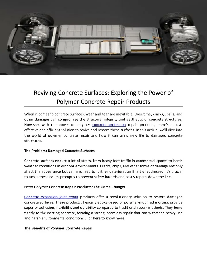 PPT - Reviving Concrete Surfaces- Exploring the Power of Polymer ...
