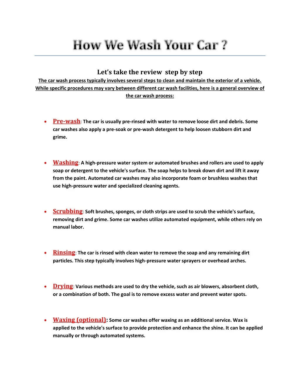 PPT - Door step car wash services in Chandigarh and Mohali are becoming ...