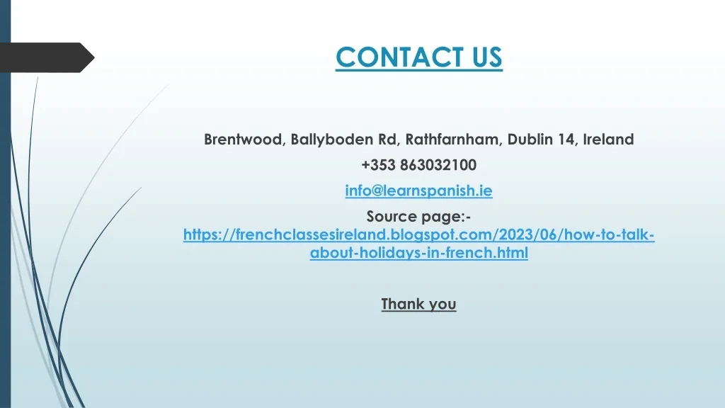 PPT How To Talk About Holidays In French Language PowerPoint PPT How To Talk About Holidays In French Language PowerPoint
