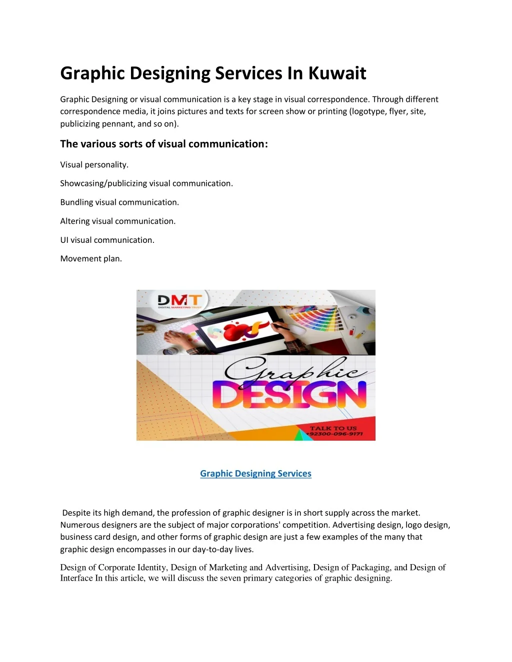 PPT - Graphic Designing Services In Kuwait PowerPoint Presentation ...
