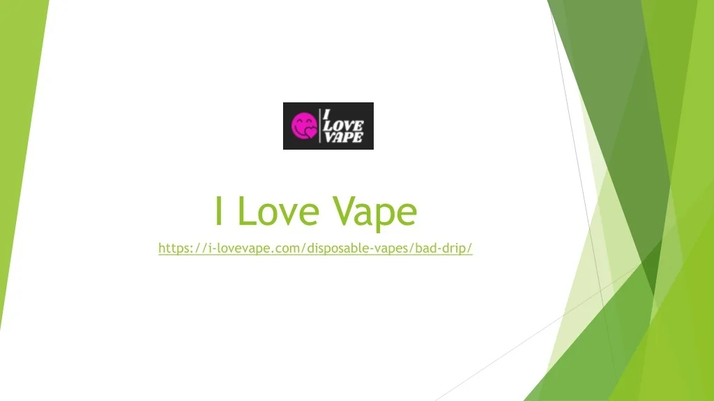 PPT - Bad Drip Disposable Vape | I-lovevape.com PowerPoint Presentation ...