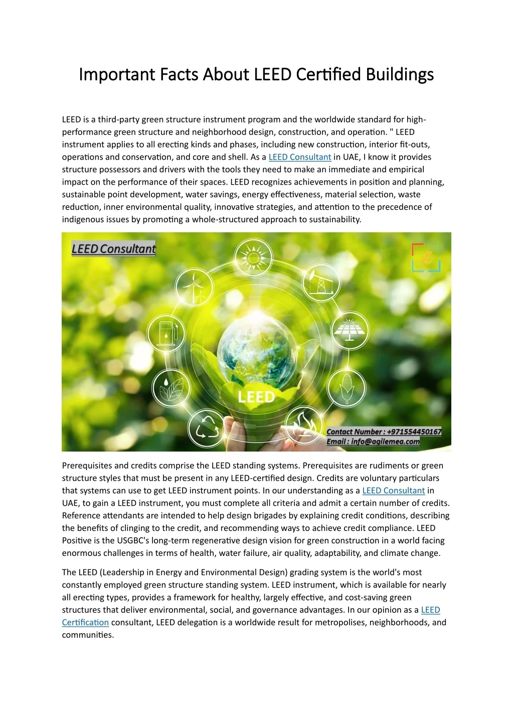 PPT - Important Facts About LEED Certified Buildings PowerPoint ...