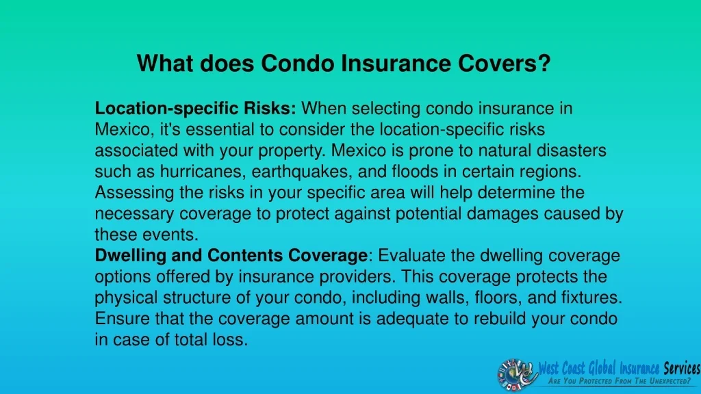 PPT - Key Factors to Consider When Choosing Condo Insurance in Mexico ...