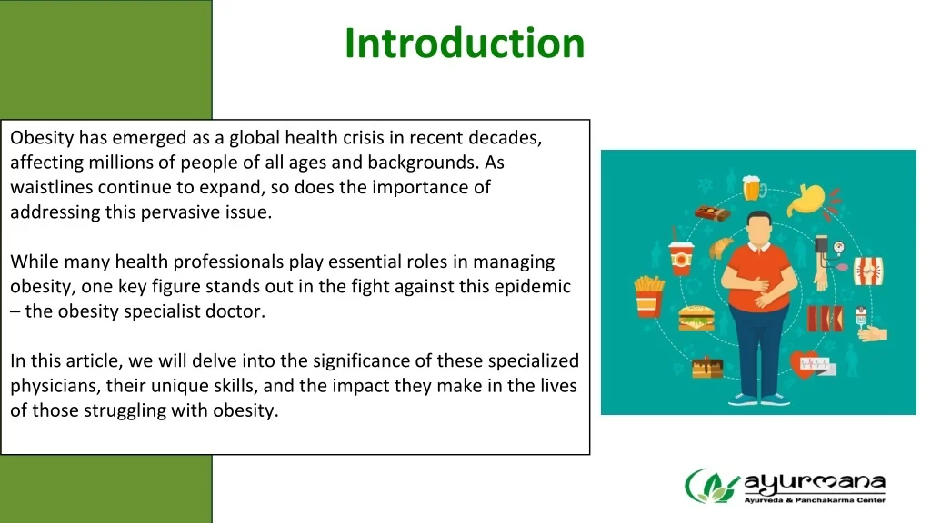 PPT - The Vital Role of an Obesity Specialist Doctor in the Battle ...